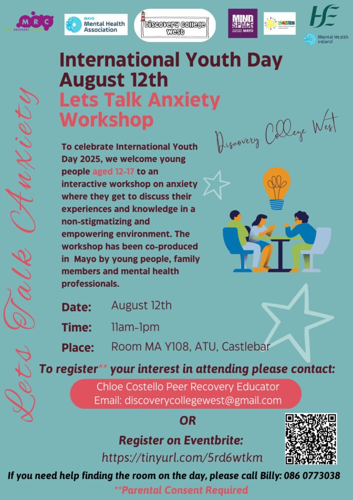 LET'S TALK ANXIETY WORKSHOP - Mayo PPN