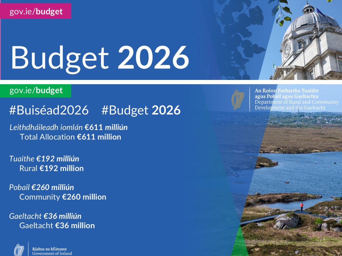 Budget 2026: Ministers Calleary and Buttimer Secure €611 Million in ...