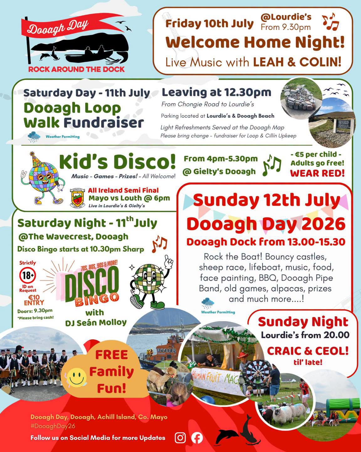 Dooagh Day Weekend 2026 - Mayo PPN